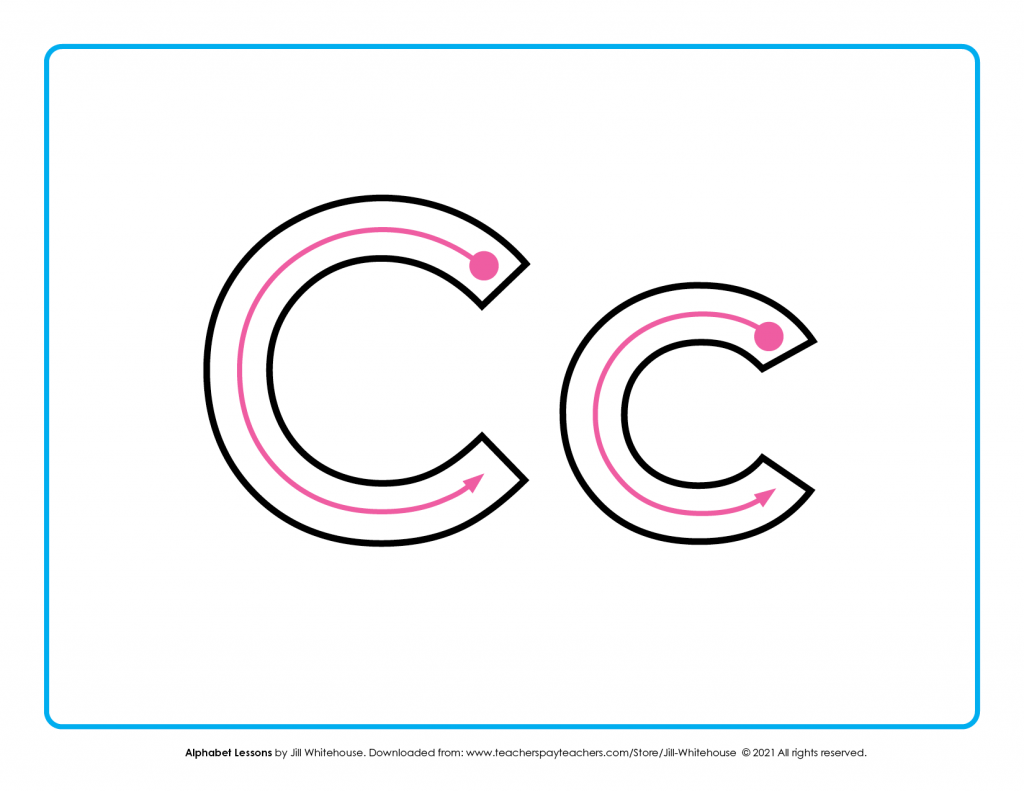 Alphabet Individual Lessons C | Early Minds Education Inc.